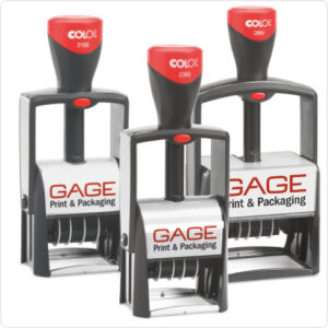Customized Rubber Stamps ~ Self Inking Stamps ~ Gage Stamp Barrie ON